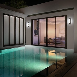 Bandeau LED 3-CCT Indoor and Outdoor Wall Light - Bed Bath & Beyond ...