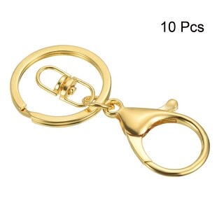 10pcs Key Chain for Keys, Lobster Claw Clasps Keyring for Arts DIY ...