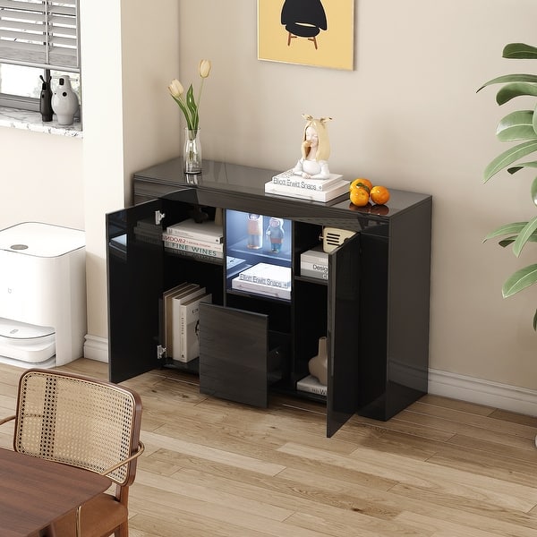 lime green sideboard