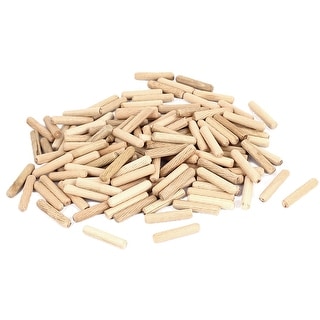 Unique Bargains Furniture Cabinet Drawer Slant Line Round Wooden Dowels ...