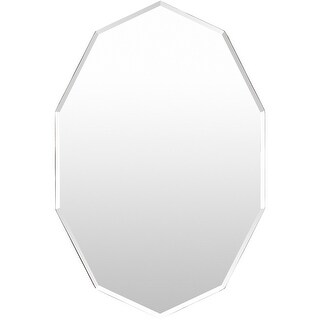 41" Frameless Beveled Decagon Wall Mirror - Bed Bath & Beyond - 37054452
