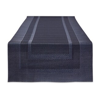 Double Framed Table Runner - 72" - Stonewash Blue - Bed Bath & Beyond ...