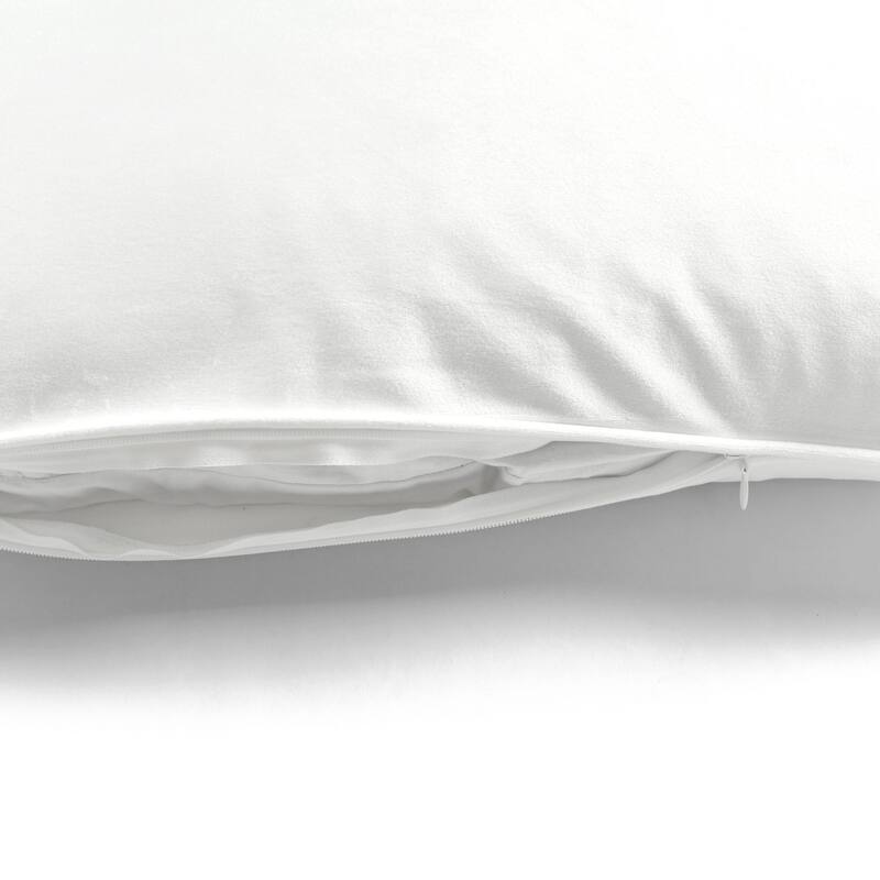 Lush Decor Velvet Solid Decorative Pillow Cover Pair On Sale Bed