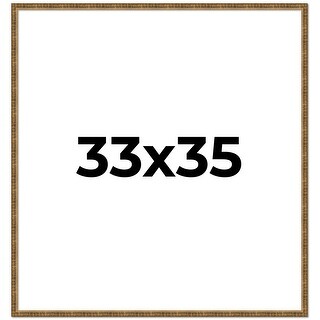 33x35 Frame Gold Picture Frame - Complete Modern Photo Frame Includes ...