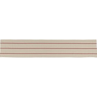 Table Runner Lauren Cotton Kitchen Table Decor Farmhouse 13" x 72" Red ...