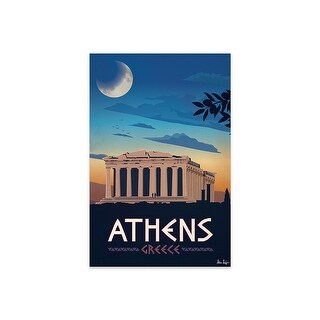 Athens Print On Acrylic Glass by IdeaStorm Studios - Bed Bath & Beyond ...