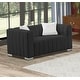 Wayna upholstered Modern Velvet Sofa for Living Room - Bed Bath ...