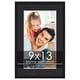 9x13 Frame with Mat - Black 11x15 Frame Wood Made to Display Print or ...