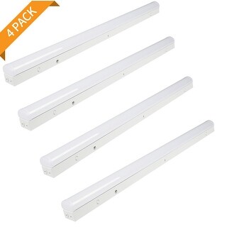 4pack 8FT LED Linear Strip Light Fixture, 0-10V dimmable - 8 FT - Bed ...