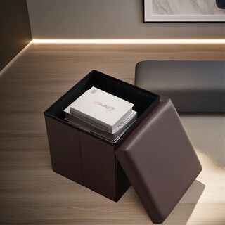 PVC MDF Foldable Storage Footstool with Anti-Rust and Anti-Skidding ...