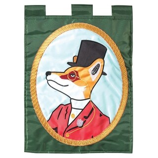 Yellow and Red Snooty Fox Rectangular Garden Flag 18" x 13" - N/A - Bed ...