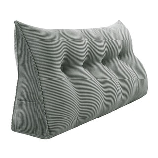 WOWMAX Ergonomic Bed Rest Reading Wedge Pillow for Back, Shoulder and ...
