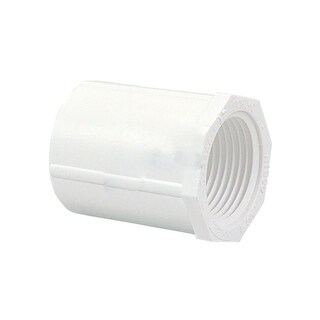 2 in. White Plastic PVC Female Adapter - Bed Bath & Beyond - 39110482