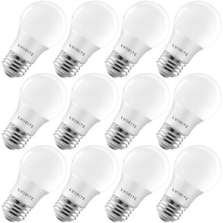 Luxrite A15 LED Light Bulb, 40W Equivalent, Dimmable, 600 Lumens ...
