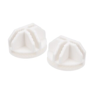 Plastic Wire Cube Connectors, Grid Buckle Clip for Organizer - White ...