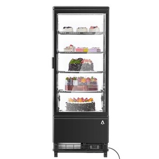 Refrigerated Display Case, 3.5 Cu.Ft, Countertop Pastry Display Case ...