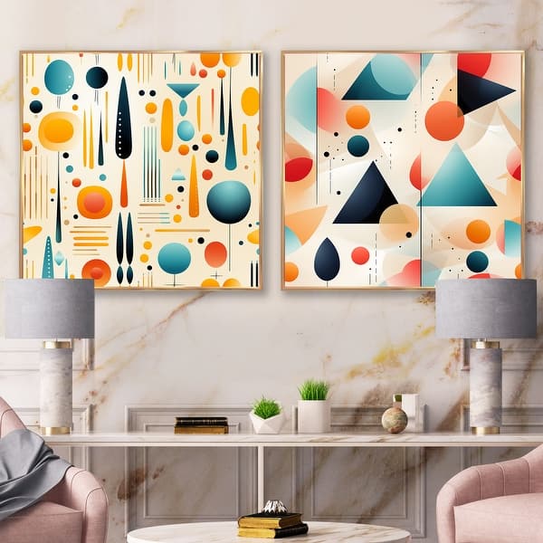 abstract design pattern for wall