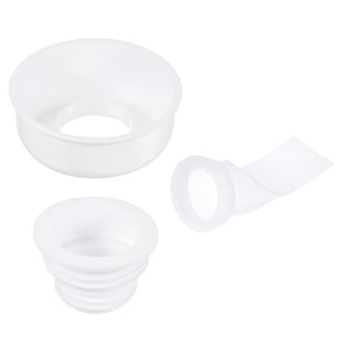 1Set Sewer Drain Pipe Sealing Plug w White Cover and White Anti-odor ...