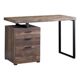 Simple & Elegant Computer Desk with Metal Leg and Multiple Large ...