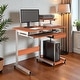 Computer Workstation Desk with Keyboard Shelf, CPU Shelf, Utility ...