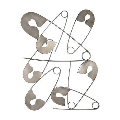 Stratton Home Decor Safety Pins Wall Decor - Overstock - 32548634