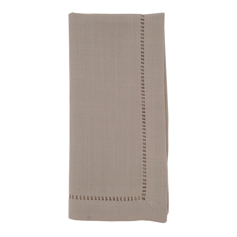 Classic Hemstitch Border Dinner Napkin (Set of 12) - Overstock - 30699355