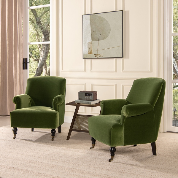 Eloise 30 Transitional Velvet Pleated Sock Arm Accent Chair On Sale Bed Bath Beyond 38192455