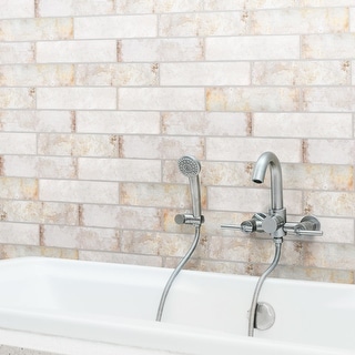 Merola Tile Biarritz Green 3" x 12" Ceramic Wall Tile - Bed Bath ...