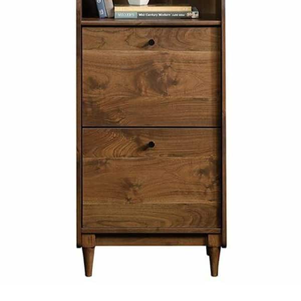 3 Shelf Narrow Bookcase Engineered Wood Grand Walnut - 52 x 63 - Bed ...