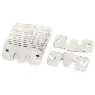 Sofa Photo Frame Interlock Bracket Joint Connector Hook 15 Pcs - Silver ...