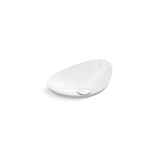 Kohler Veil? Vessel Bathroom Sink without Overflow White (K-20704-N-0 ...