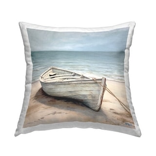 Stupell Neutral Boat on Beach Design by RB - Bed Bath & Beyond - 40181775