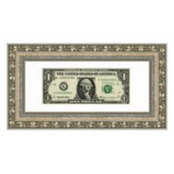 Dollar Bill Frame For Your First Dollar Antique Silver Traditional ...