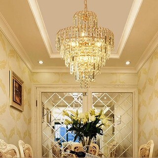 Modern Crystal Lighting Fixture Pendant Ceiling Chandelier Living Room ...