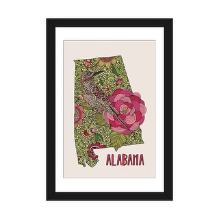 iCanvas "Alabama - State Bird And flower" by Valentina Harper - Bed ...