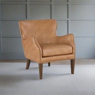 Daniela Saddle High Leg Slope Arm Chair, Wingback Chair - Bed Bath ...