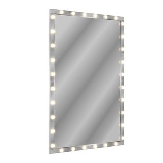 Large Full Length Vanity Mirror with 3 Color Mode Lights - Bed Bath ...