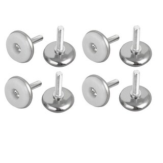 M6x25mm Plastic Base Stud Mount Furniture Glide Adjustable Leveling ...
