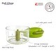Pull Chop Chopper/Manual Food Processor with Cord Mechanism, Green, 2 ...