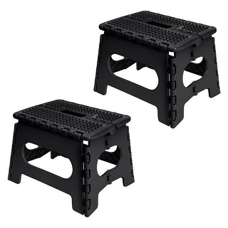 Simplify 2 Pack 9" Anti-Skid Folding Step Stool - 11"x 9"x 9" - Bed ...