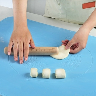 NonStick Scale Rolling Silicone Dough Mat Liner Cake Baking Pad Cooking ...