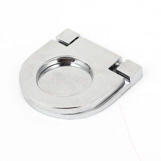 Furniture Drawer Cabinet Door Chrome Finish 19mm Round Pull Ring Handle ...