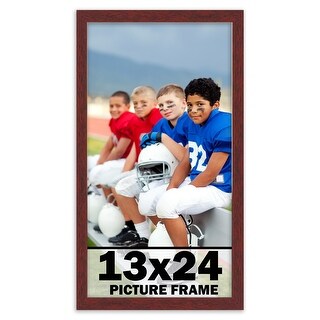 13x24 Frame Brown Picture Frame - Complete Modern Photo Frame Includes ...