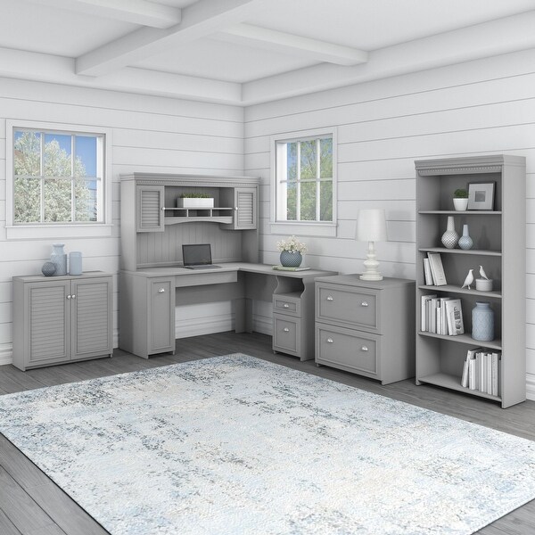 Fairview 60W Desk with Hutch and Storage Set by Bush Furniture On Sale Bed Bath Beyond 22544259