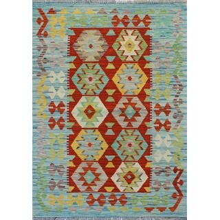 Flatweave Mohigul Red/Blue Rug - 3'3" x 5'0" - Bed Bath & Beyond - 40844728