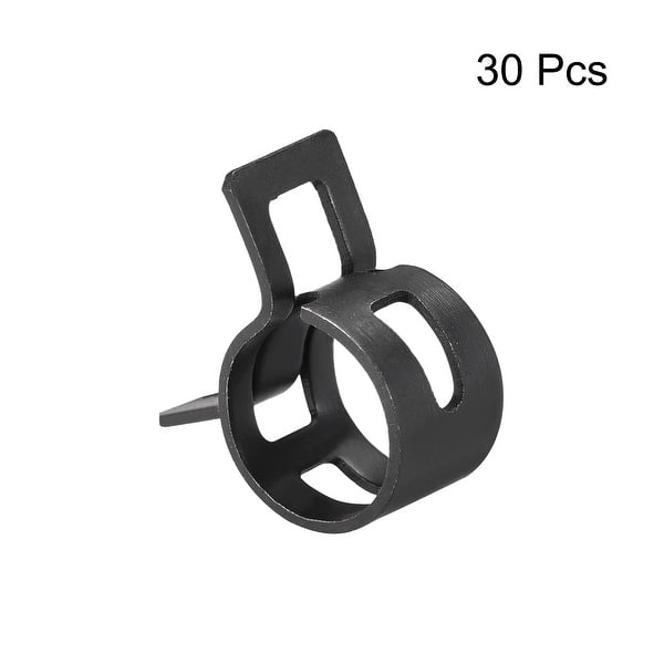 Steel Band Clamp Hose Tube Spring Clips Clamp Black Manganese Steel ...