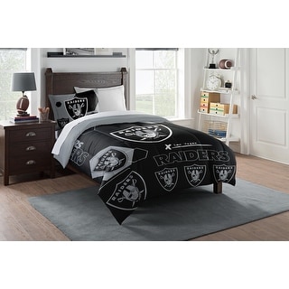 NFL 862 Raiders Hexagon Twin Comforter - Bed Bath & Beyond - 34012076