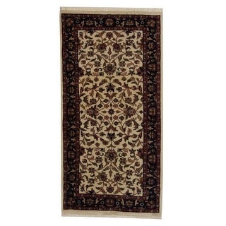 Wahi Rugs Traditional Wool Hand Knotted Rug 2x4 - 2' x 4' - Bed Bath ...