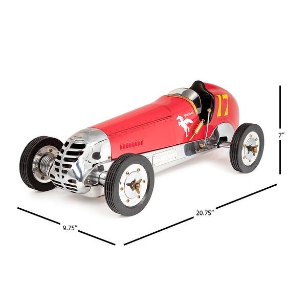 Authentic Models Kendra Car in Red/Polished - Bed Bath & Beyond - 35226794