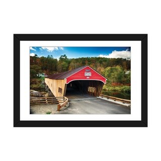 iCanvas "Covered Bridge Entrance View , Bath, New Hampshire" by George ...
